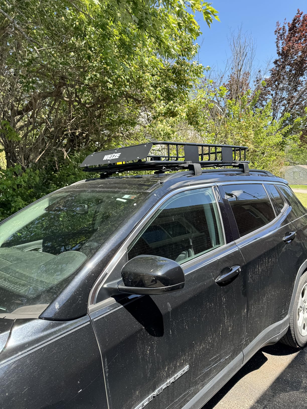 $22/mo - Finance WEIZE 54" x 34" Heavy Duty Roof Rack, Rooftop Cargo ...