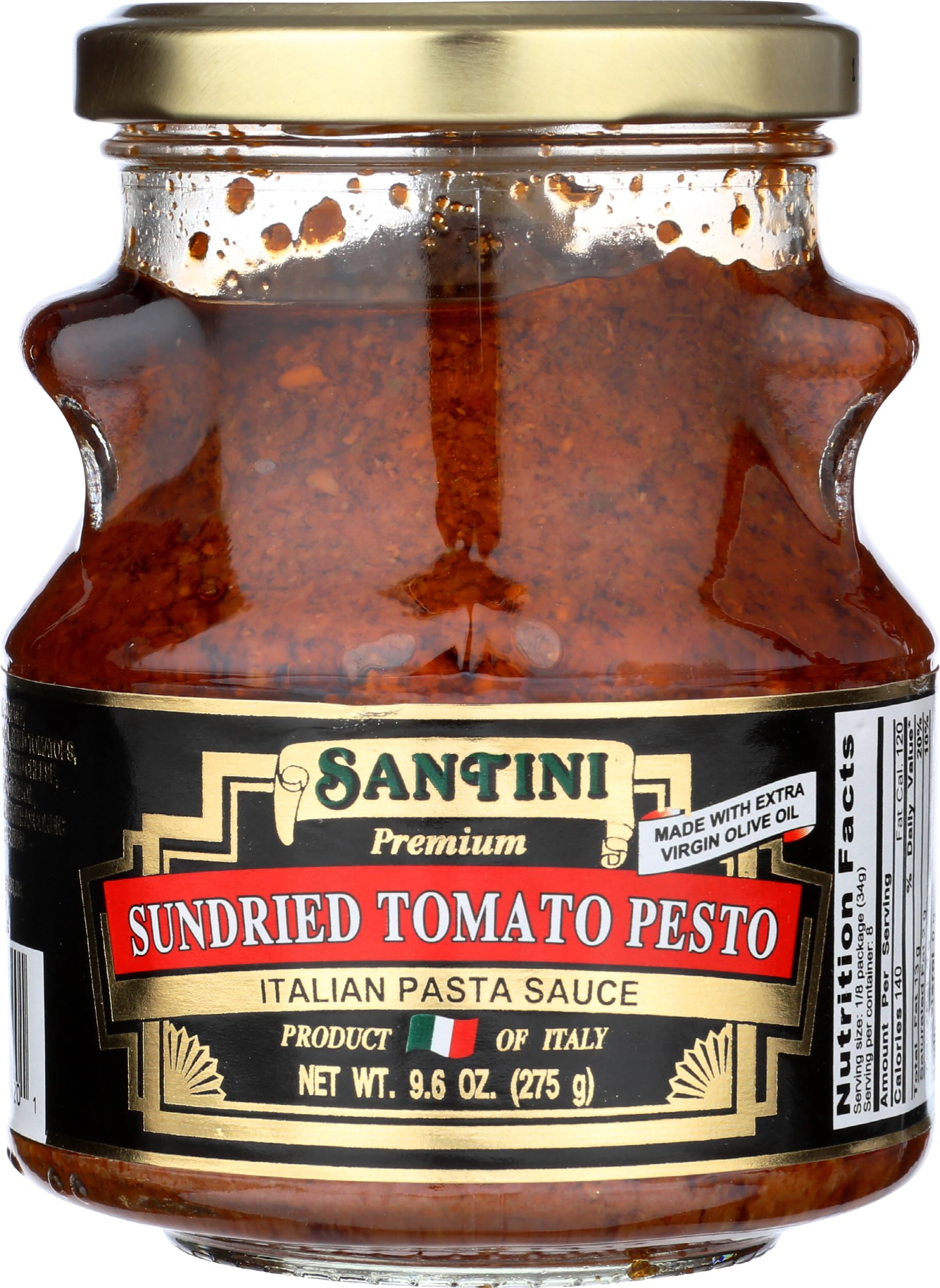 Amazon.com : SANTINI Red Pesto, 9.6 OZ : Breakfast Foods : Grocery ...