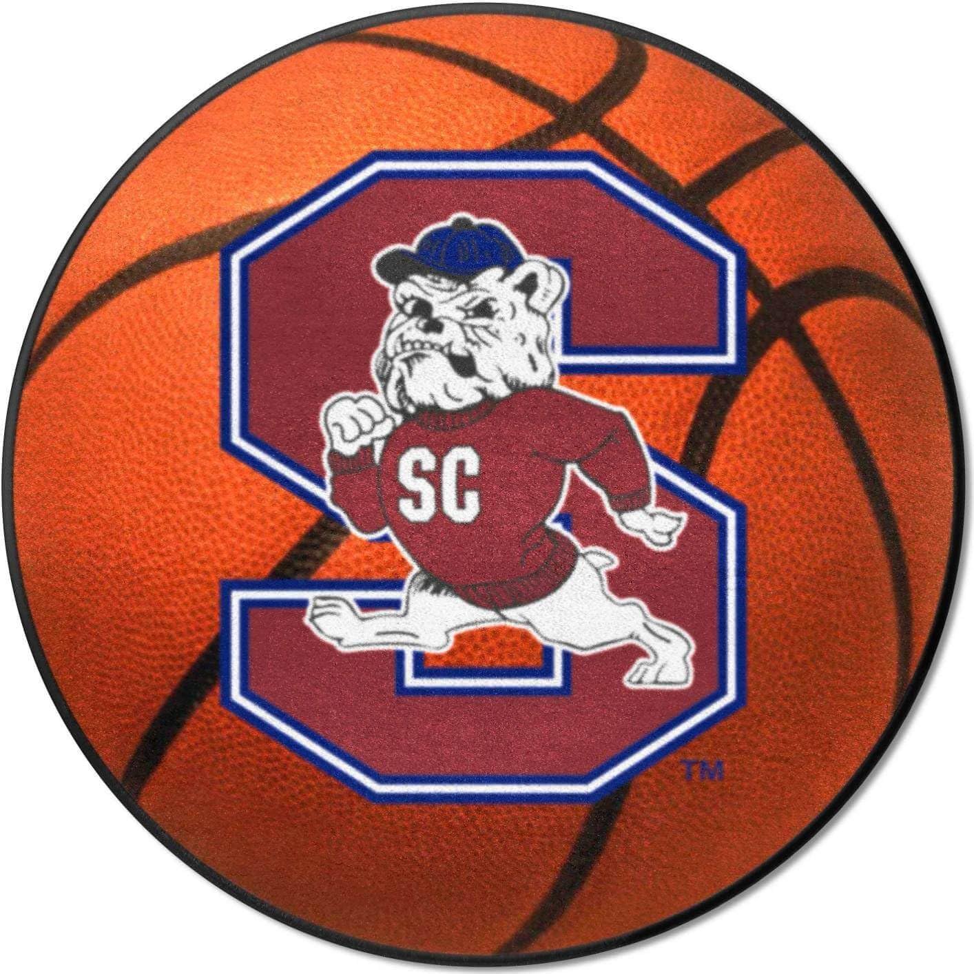 Amazon.com: South Carolina State Basketball Mat 27" diameter : Sports ...
