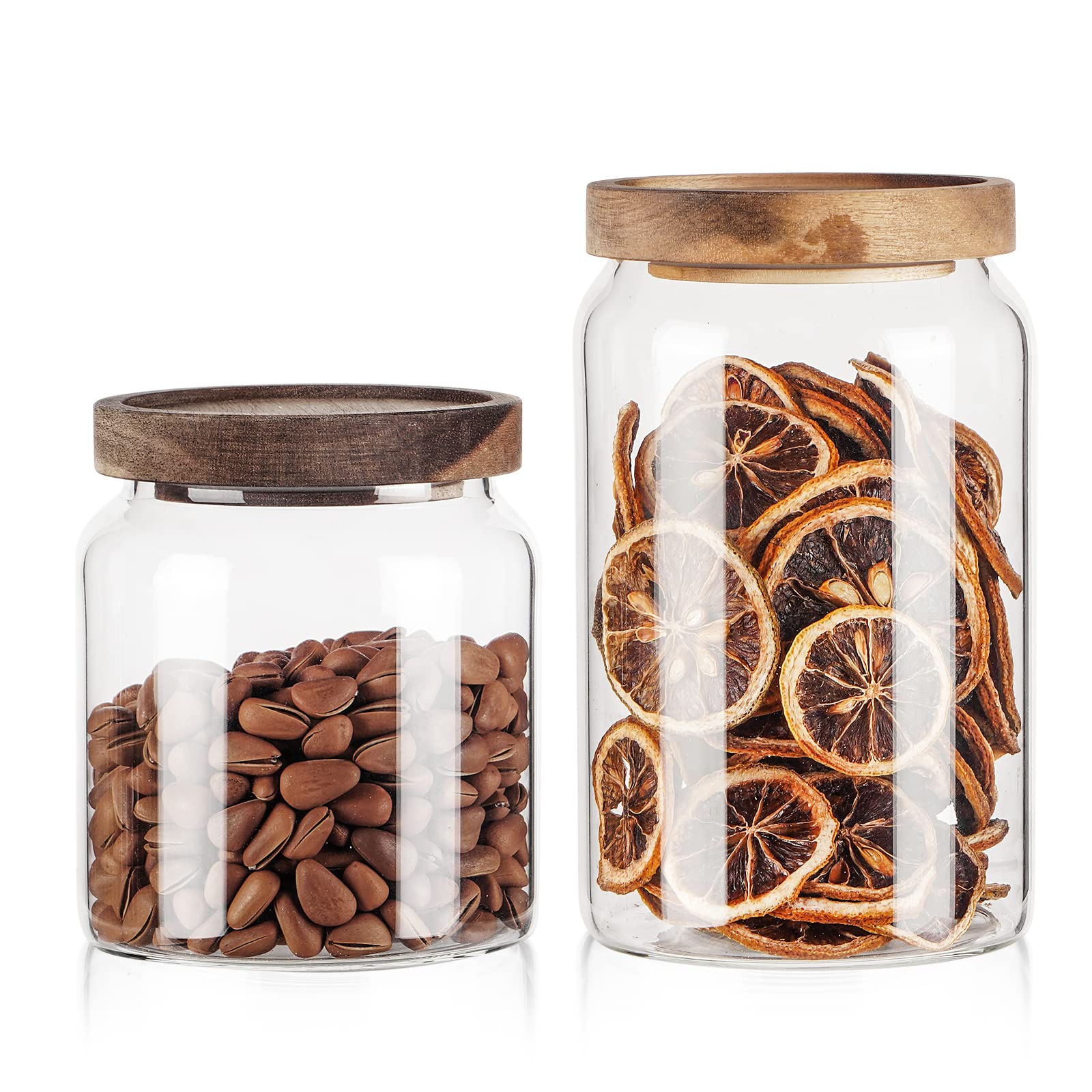 Amazon.com: Labina Glass Storage Container Airtight Food Jars Kitchen ...