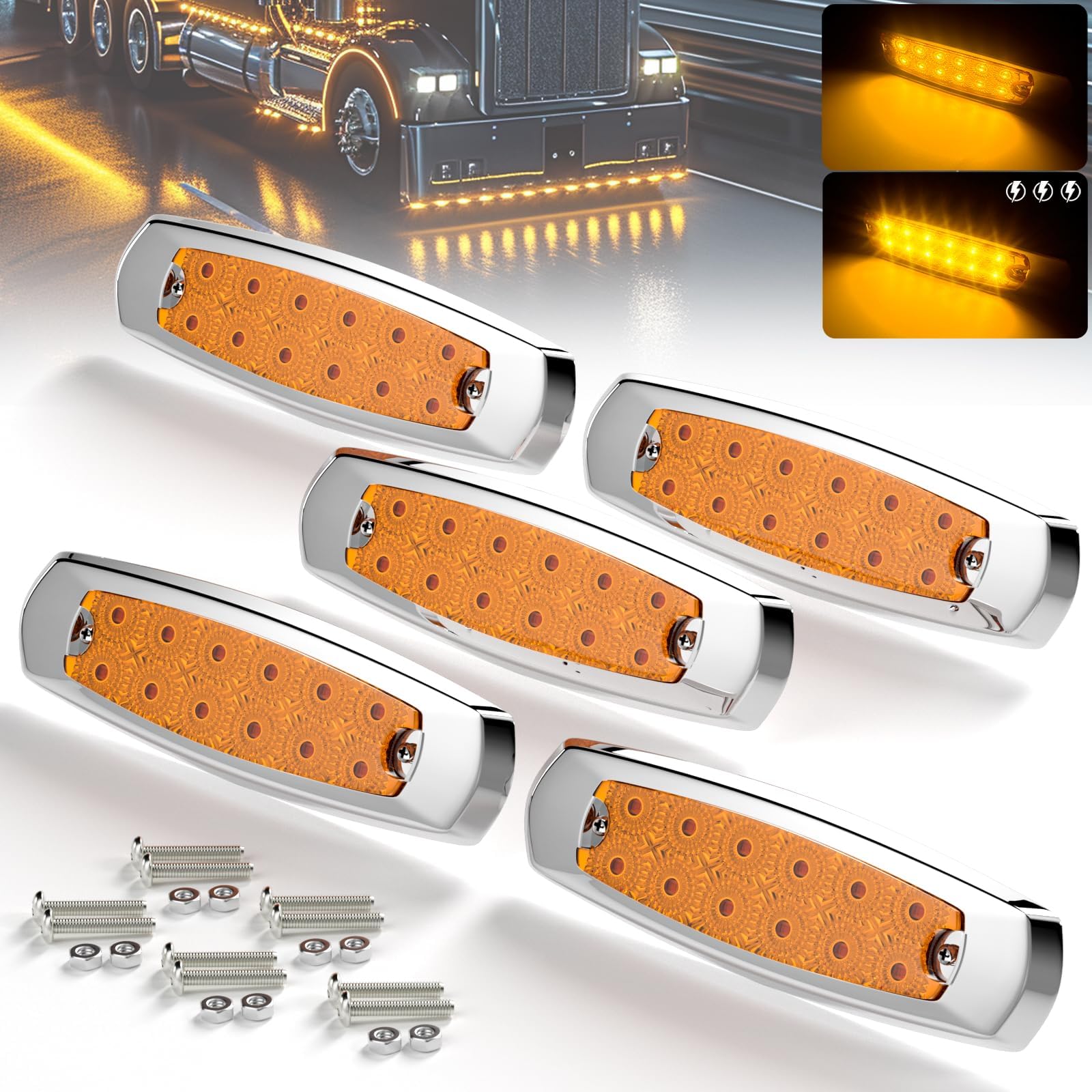 Amazon.com: Optronics 00212345P Amber LED Marker Light : Automotive