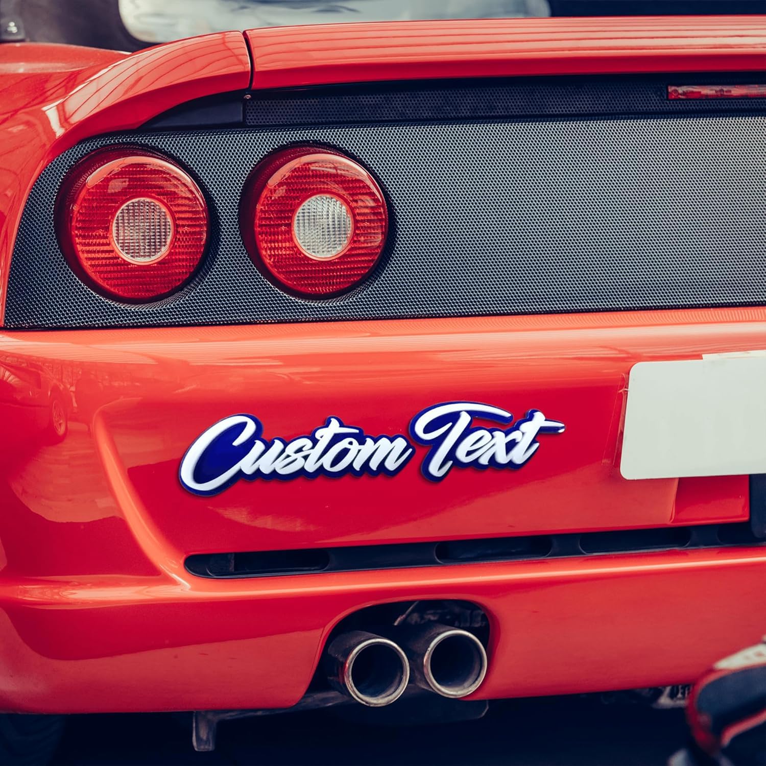 Amazon.com: DIZZY New Car Emblem Badges Personalized - Acrylic Custom ...