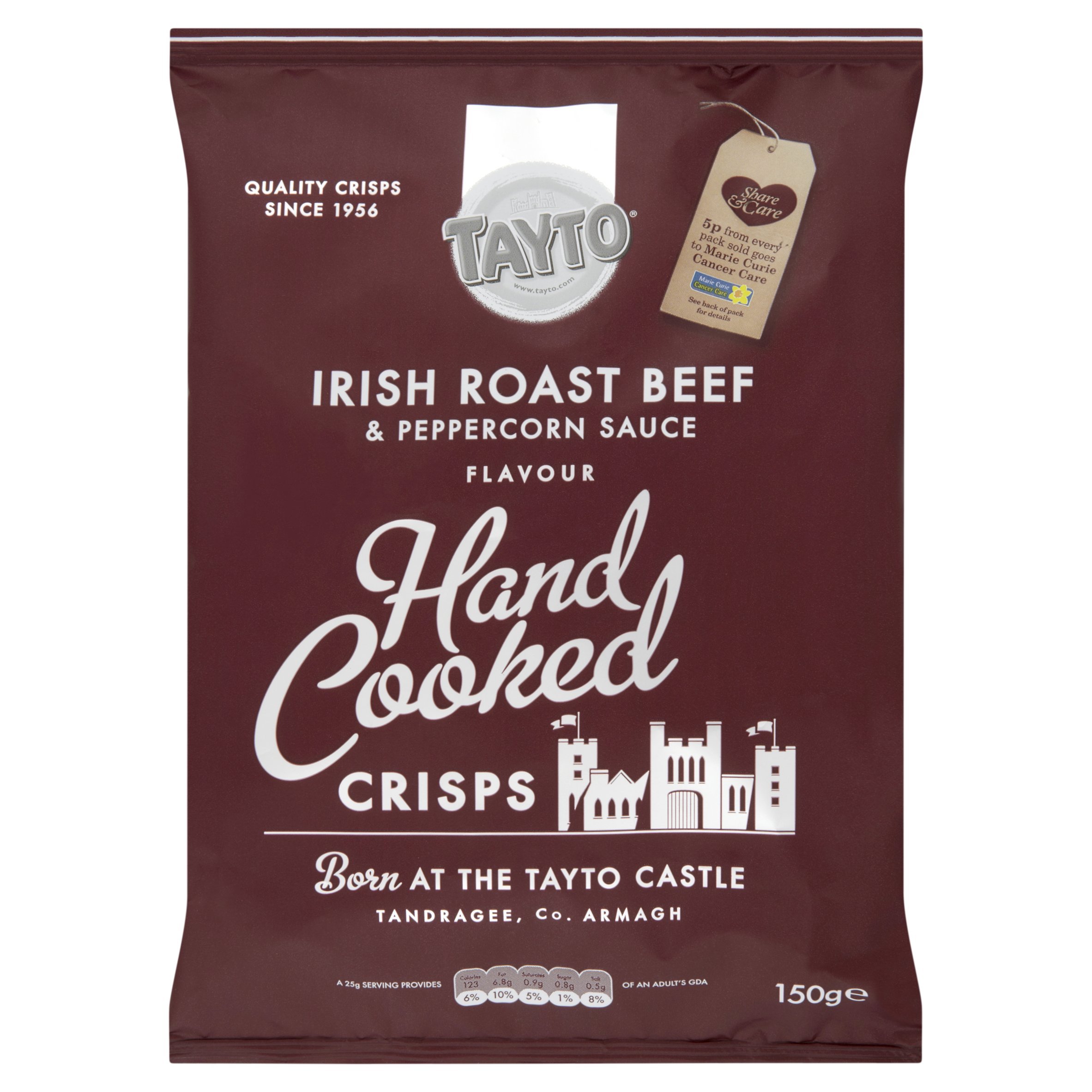 Buy The Tayto Hand Cooked Crisps Dry Aged Irish Beef and Peppercorn ...