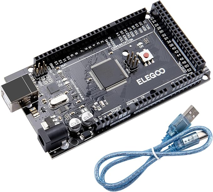 ELEGOO Mega de 2560 R3 Tarjeta Placa Compatible con Arduino IDE con ...