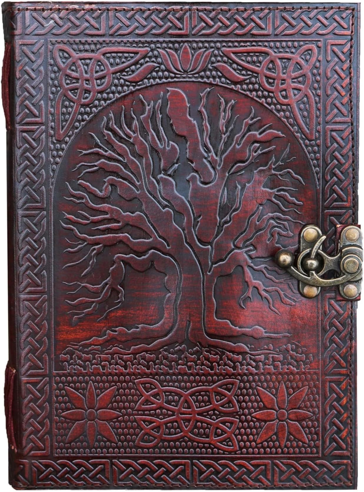 Futhark DND Journal – 200 Pages, 3D Embossed Bronze Dragon Faux Leather ...