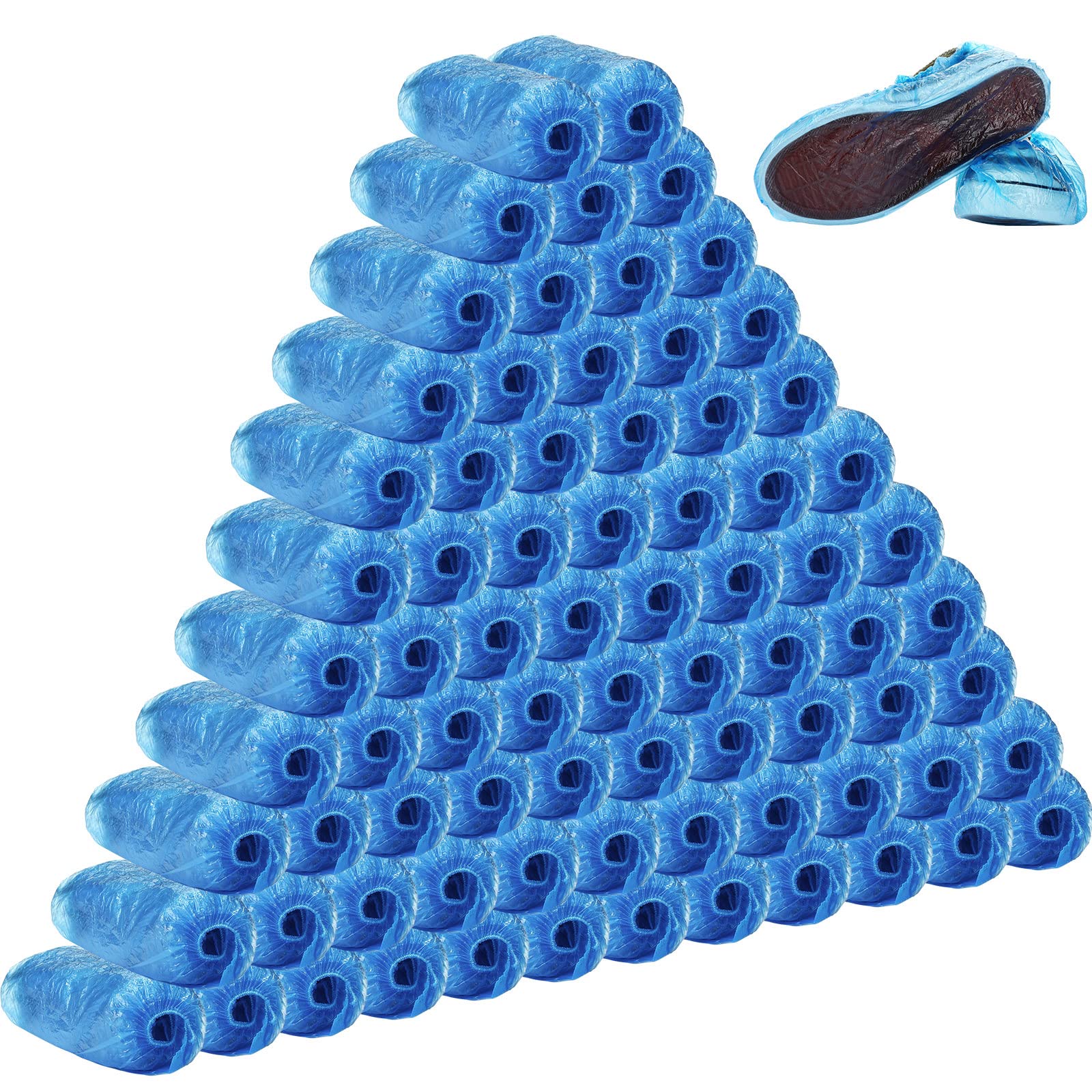 2000 PCS Disposable Shoe Covers Non Slip Booties Protectors Stretchable ...