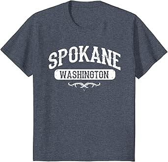 Amazon.com: Spokane Washington T Shirt : Clothing, Shoes & Jewelry