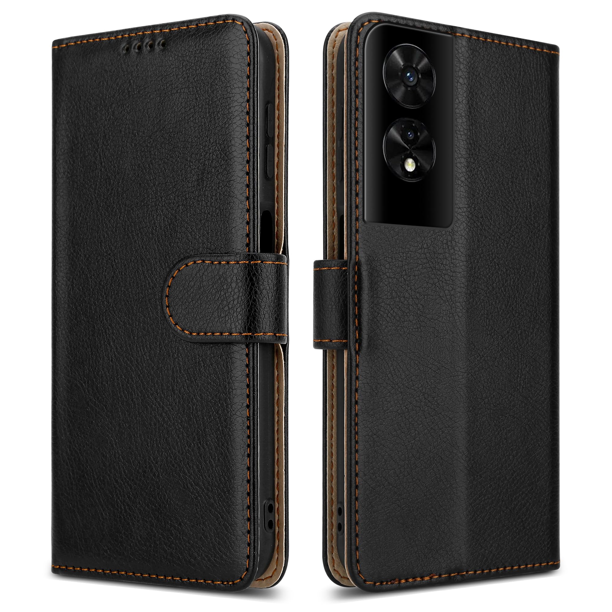 PIXFAB for TCL 505 Case - Leather Wallet Phone Case, Magnetic Book Flip ...