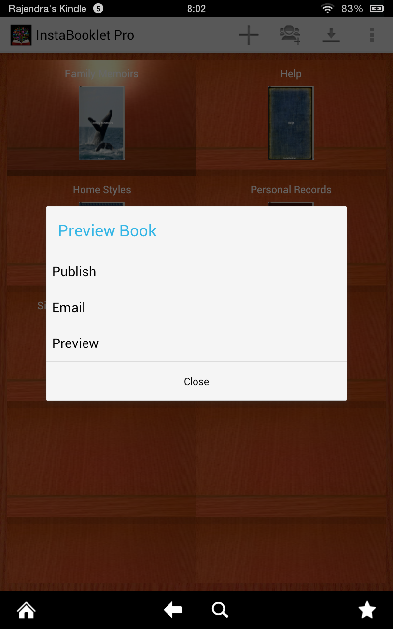Instant Booklet - App on Amazon Appstore