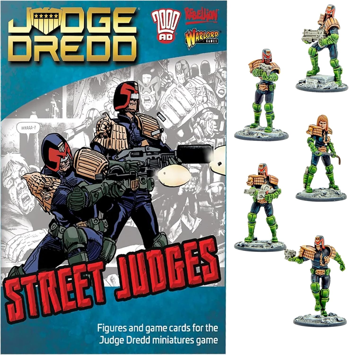 Wargames Delivered Judge Dredd Miniatures Games: Street Judges. 28mm ...