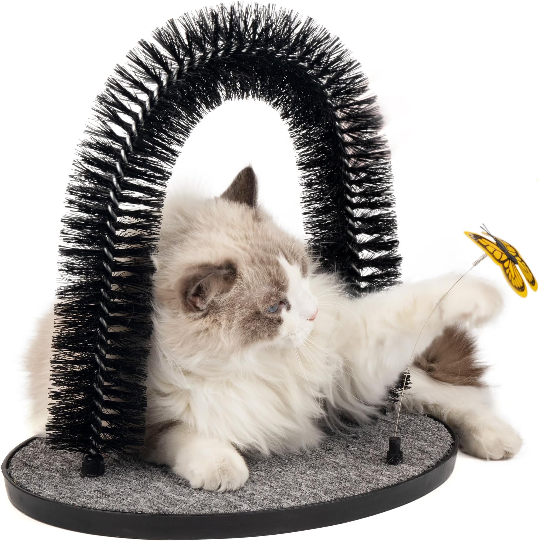 Amazon.com : PetPrime Cat Arch Groomer Self Grooming Cat Back Scratcher ...