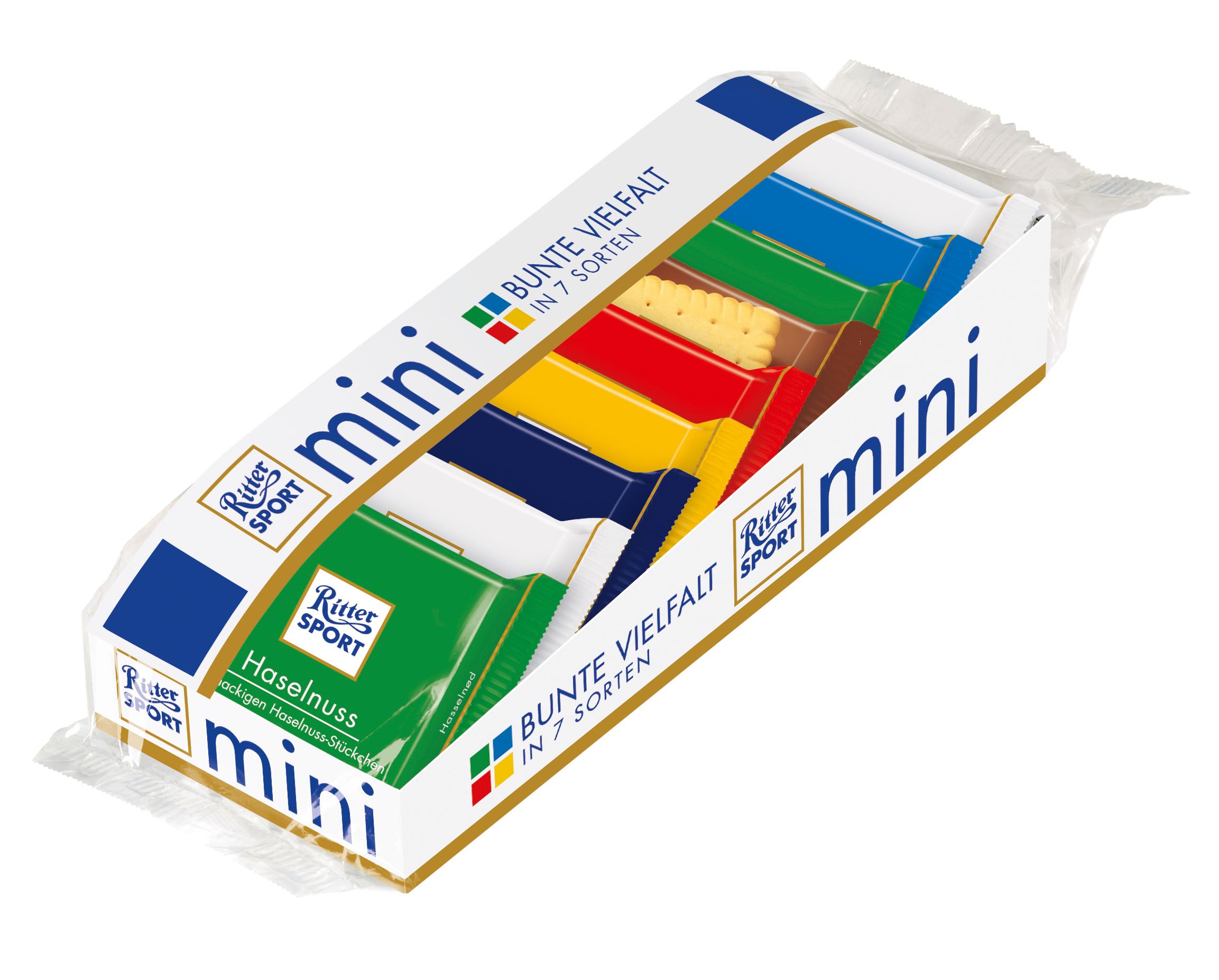 Ritter Sport, Cellophane Wrapped Minis, 5.3-Ounce Trays (Pack of 4) by ...
