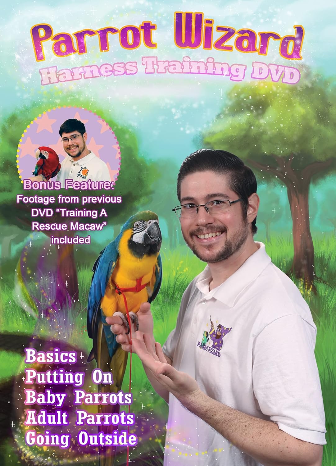 Amazon.com: Parrot Wizard Harness Training DVD : Movies & TV