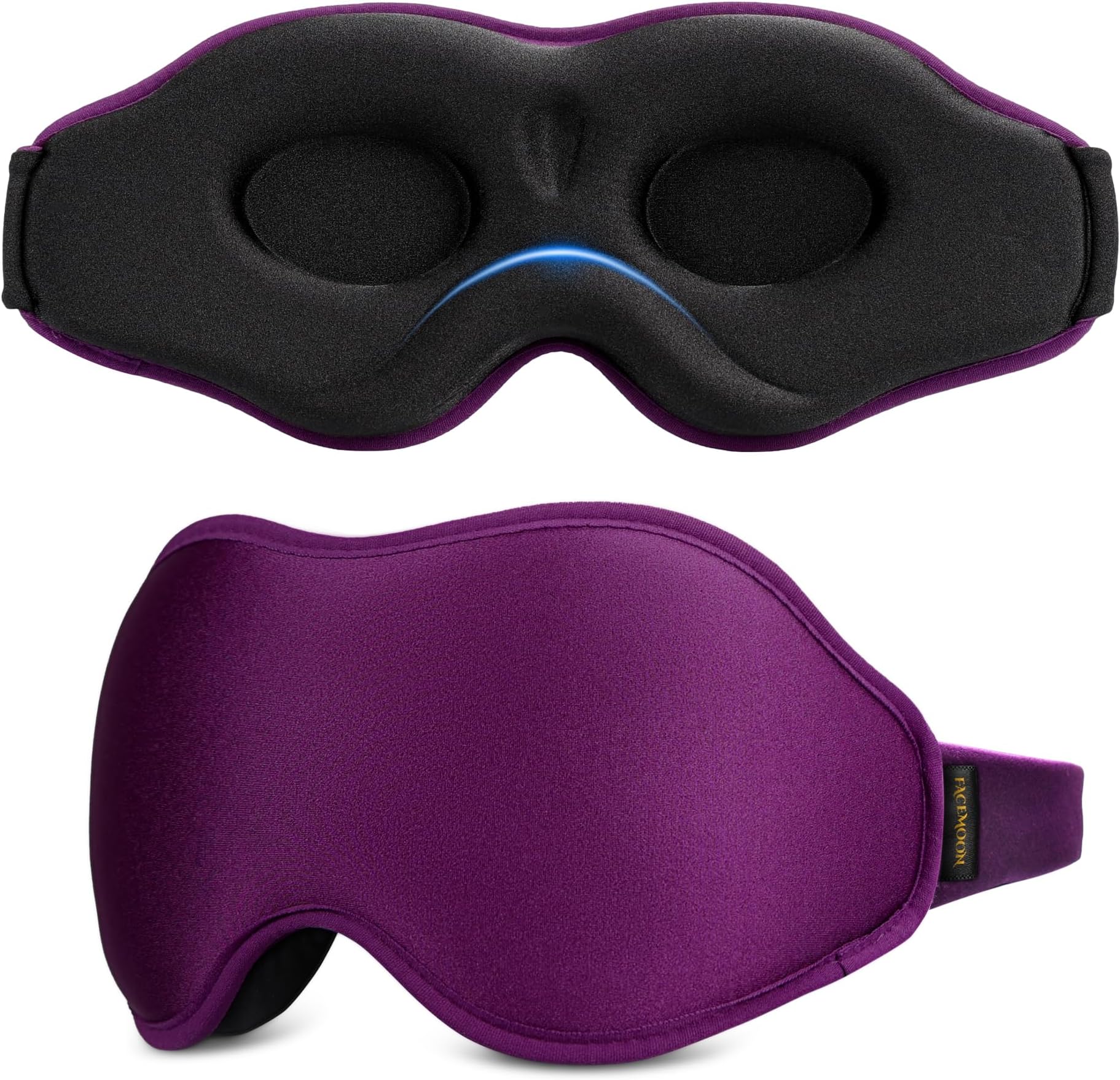 Amazon.com: Sleep Mask for Women Men, Side Sleeper, Blackout Eye Masks ...