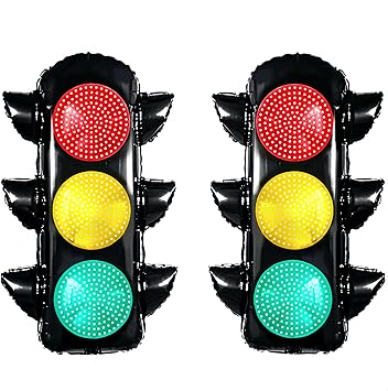 Amazon.com: 2Pcs Traffic Light Balloon 31Inch/New York Party ...