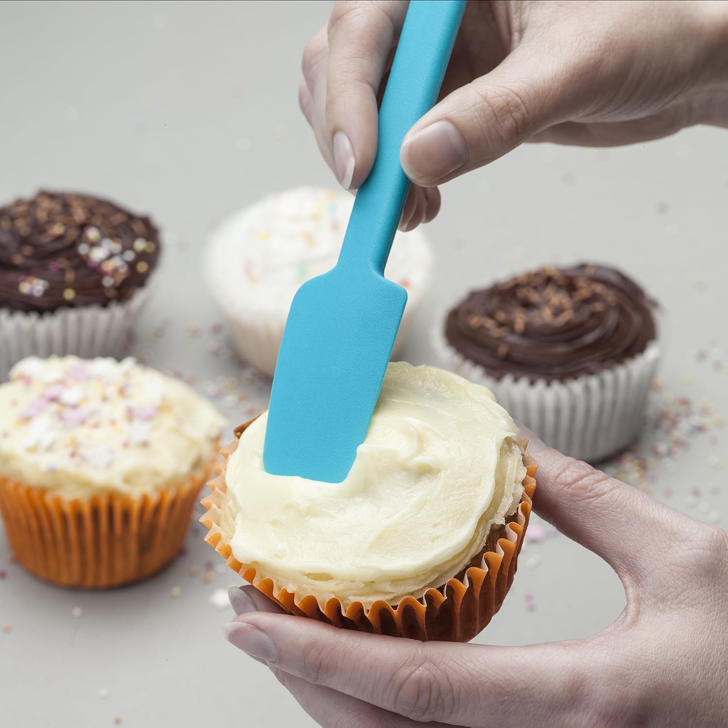 Zeal J303A Mini Baking Spatula, Aqua – BigaMart