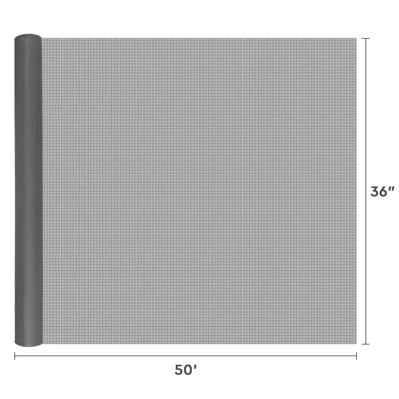 FLYZZZ Window Screen Mesh Screen Door Mesh Roll DIY Window Screen ...