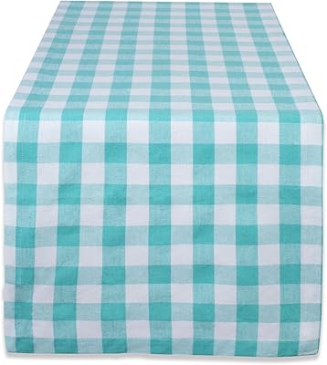 Amazon.com: DII Checkered Tabletop Collection 100% Cotton, Machine ...