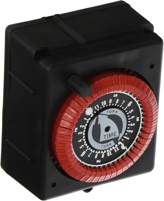 Amazon.com : INTERMATIC INC PB914N66 PANEL MOUNT TIMER 24HR 240V ...