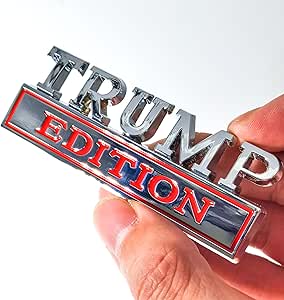 Amazon.com: 2 Pack Save American Trump Edition Car Emblem 3D Fenders ...