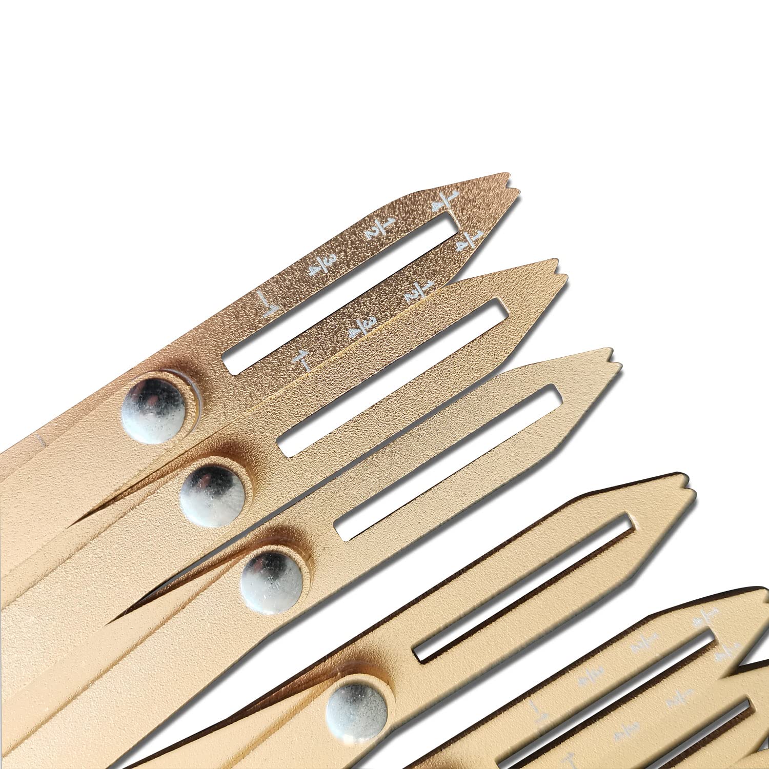 Snapklik.com : YICBOR Expanding Aluminum Sewing Gauge Button Guide ...