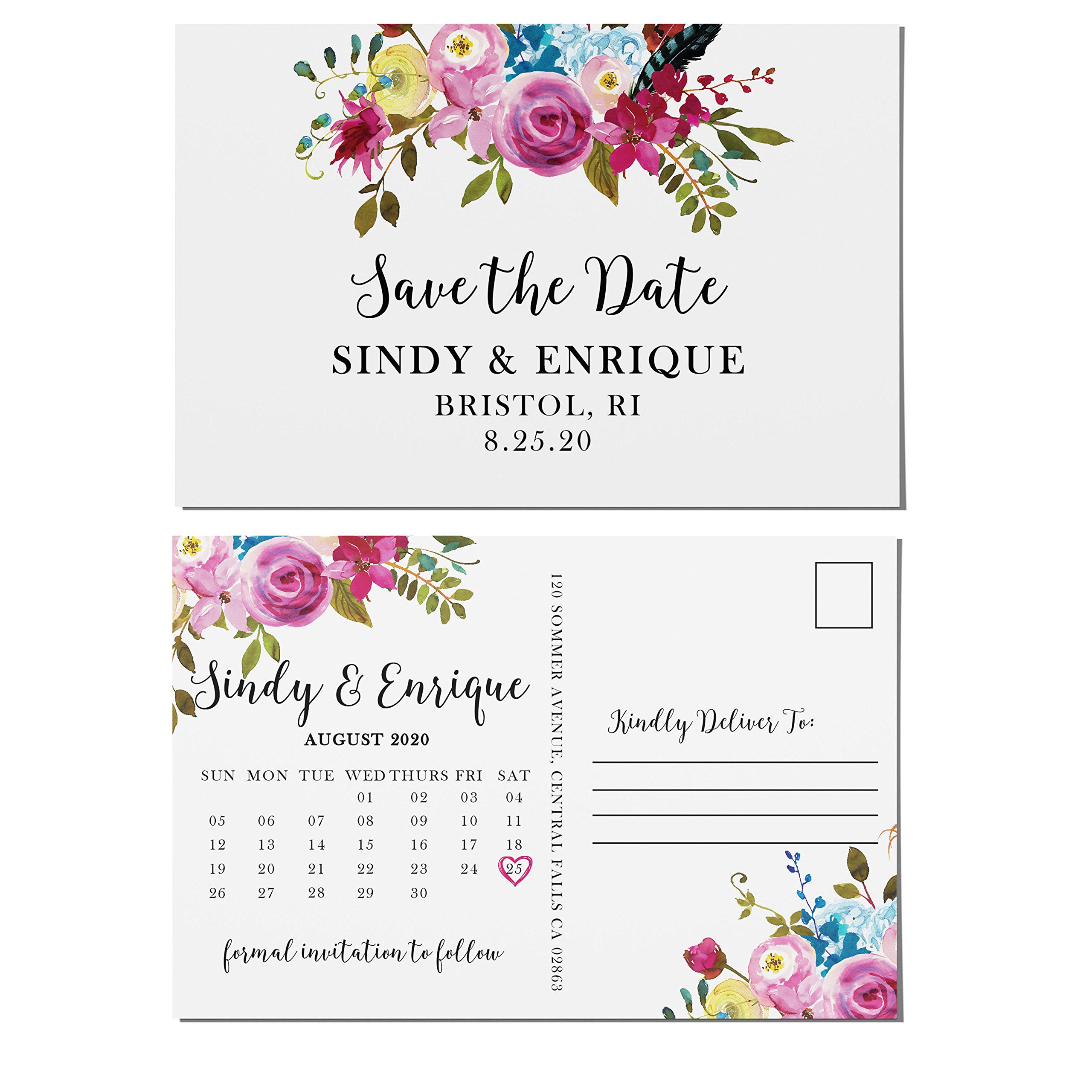 Tarjetas Para Guardar La Fecha Para Eventos Escolares Amazon.com: