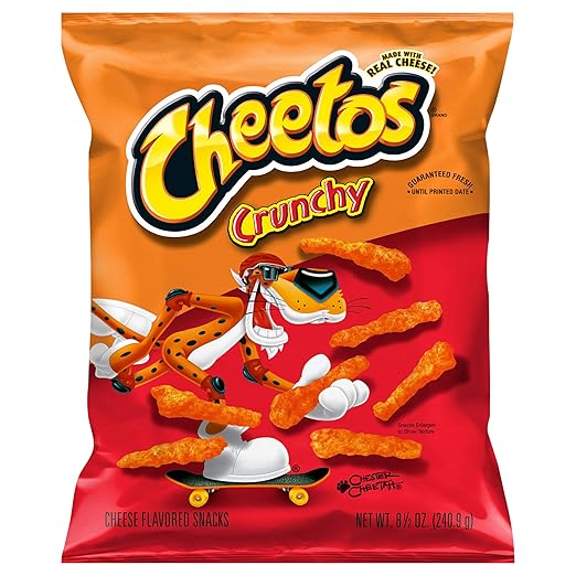 Amazon.com: Cheetos Cheese Snacks, Crunchy, 8.5 oz