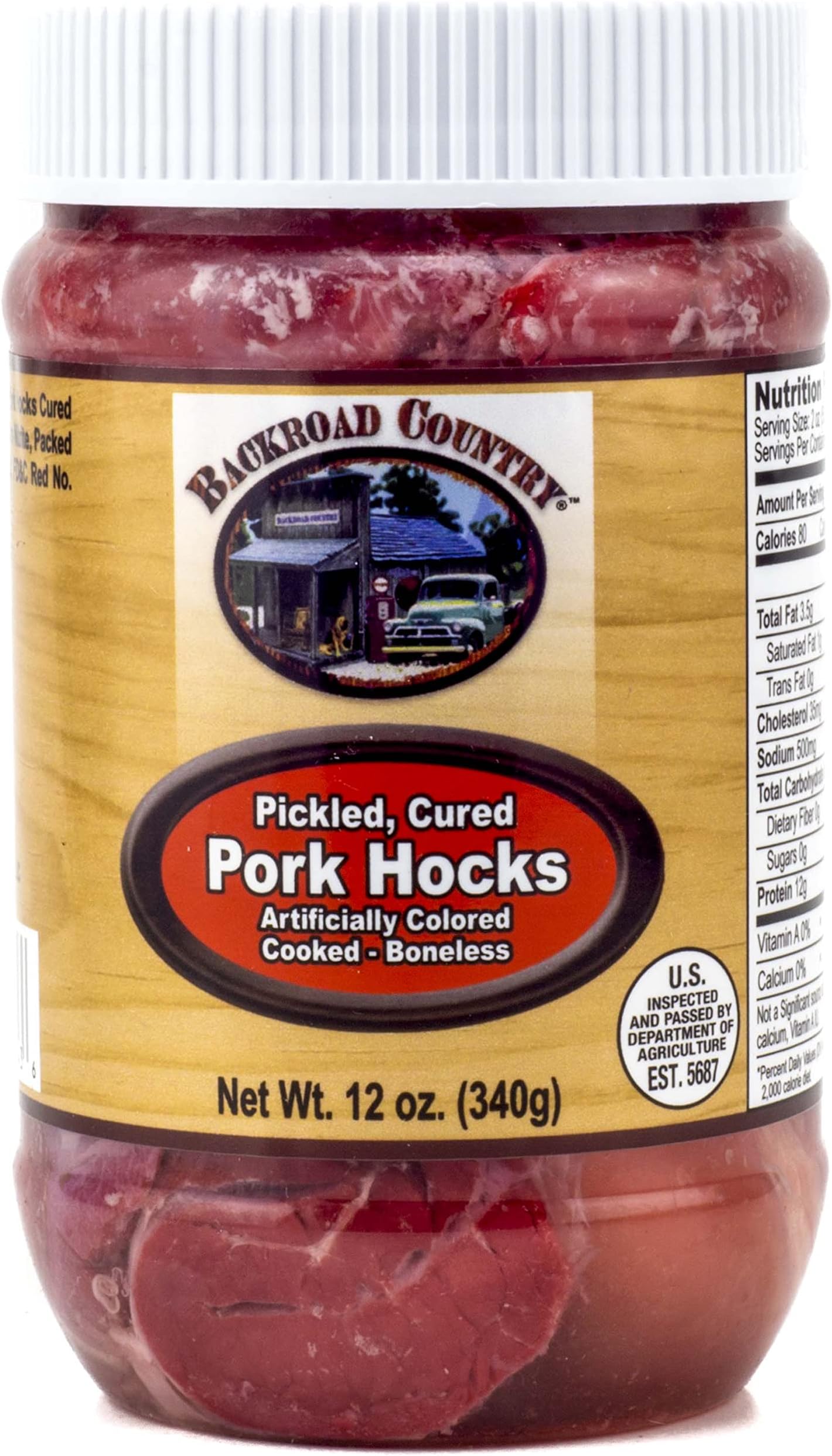 Amazon.com : Pickled Pork Hocks - Gallon : Pigs Knuckles : Grocery ...