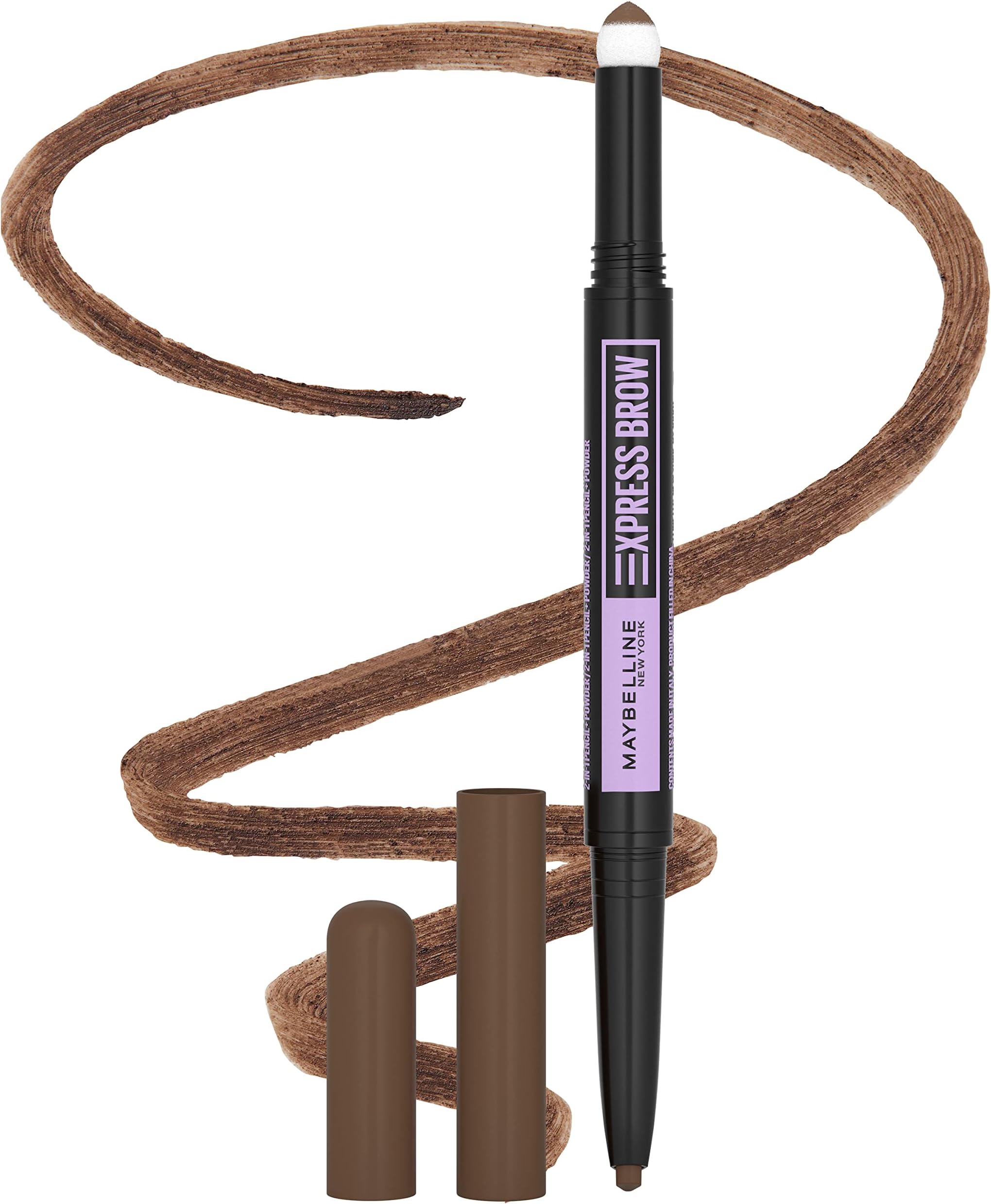 Amazon.com : Maybelline Express Brow 2-In-1 Pencil and Powder Eyebrow ...