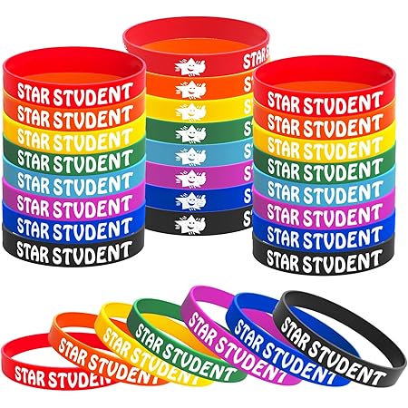 Amazon.com: Teacher Created Resources Star Student Wristbands, Multi ...