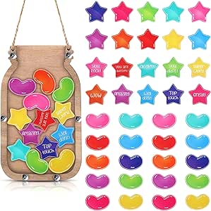 Amazon.com : Treela Reward Mason Jar for Kids Candy Reward Chart for ...