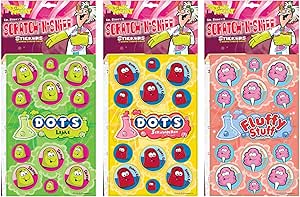 Amazon.com: Just For Laughs Dr. Stinky's Scratch N Sniff Stickers 3 ...