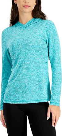 Amazon.com: Ideology ID Womens Essentials Light Weight Hooded Long ...