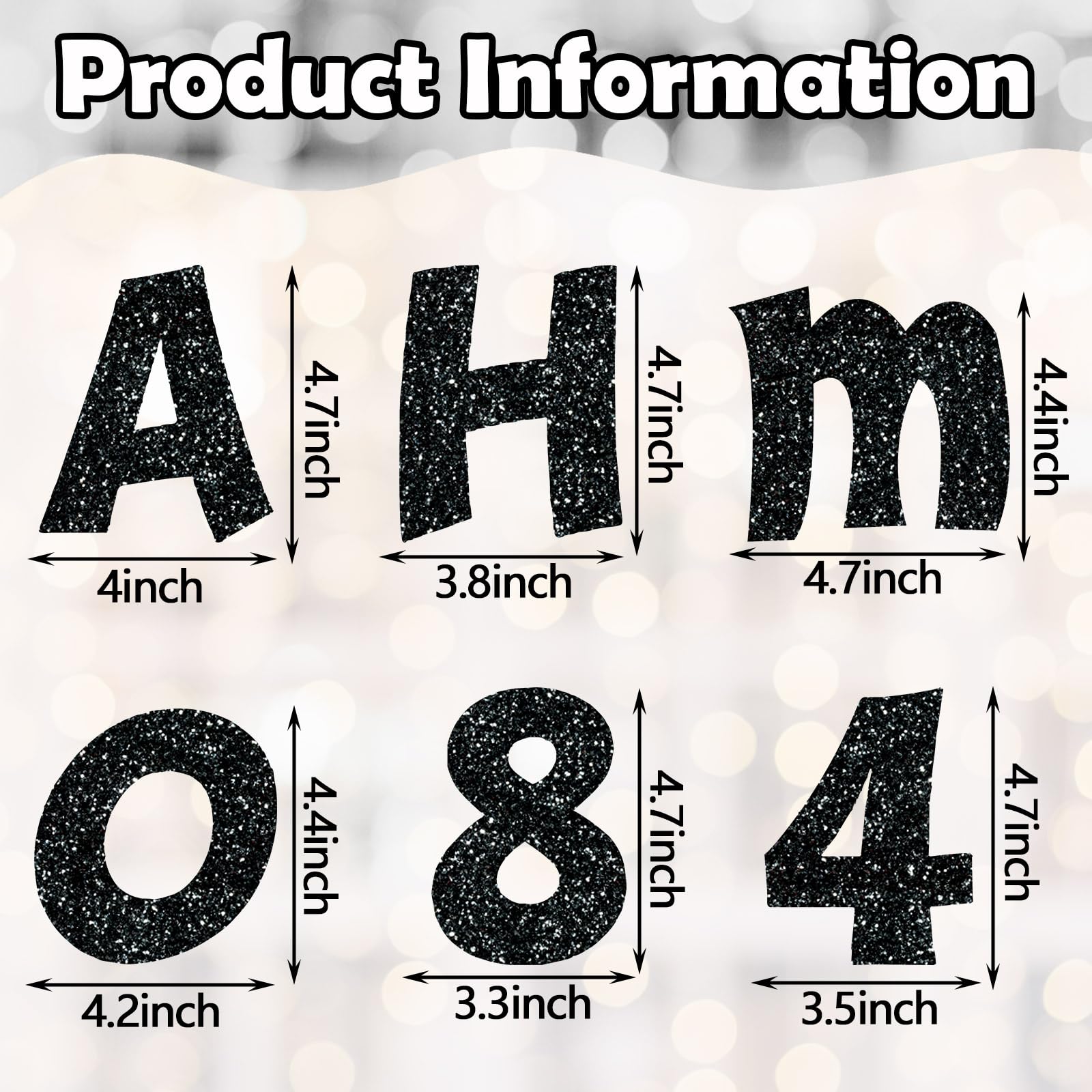 Snapklik.com : Colarr 216 Pcs Glitter Bulletin Board Letters For ...