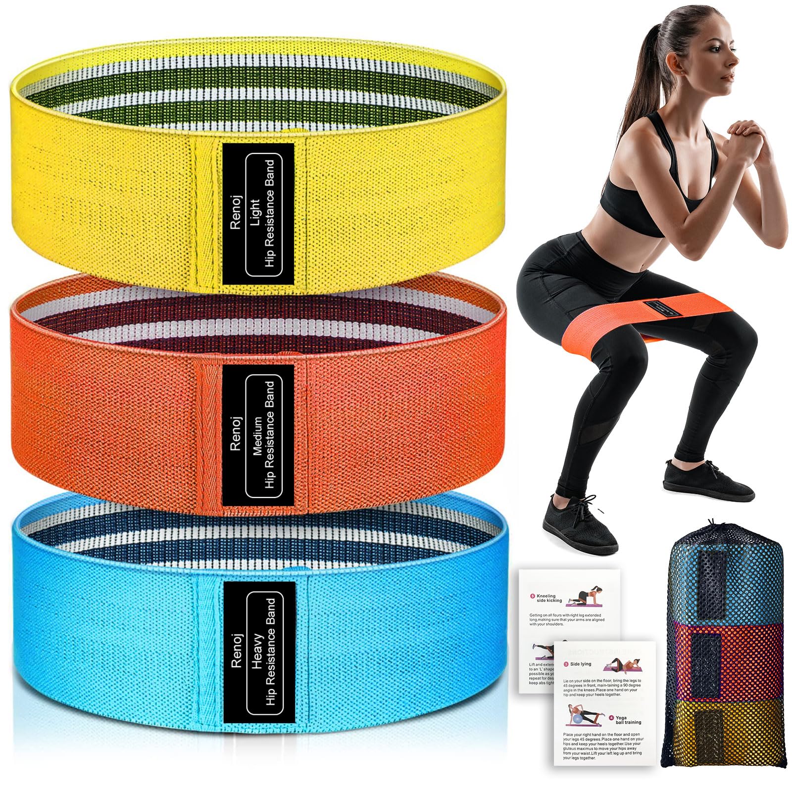 Snapklik.com : Resistance Bands, Exercise Workout Bands For Women And ...