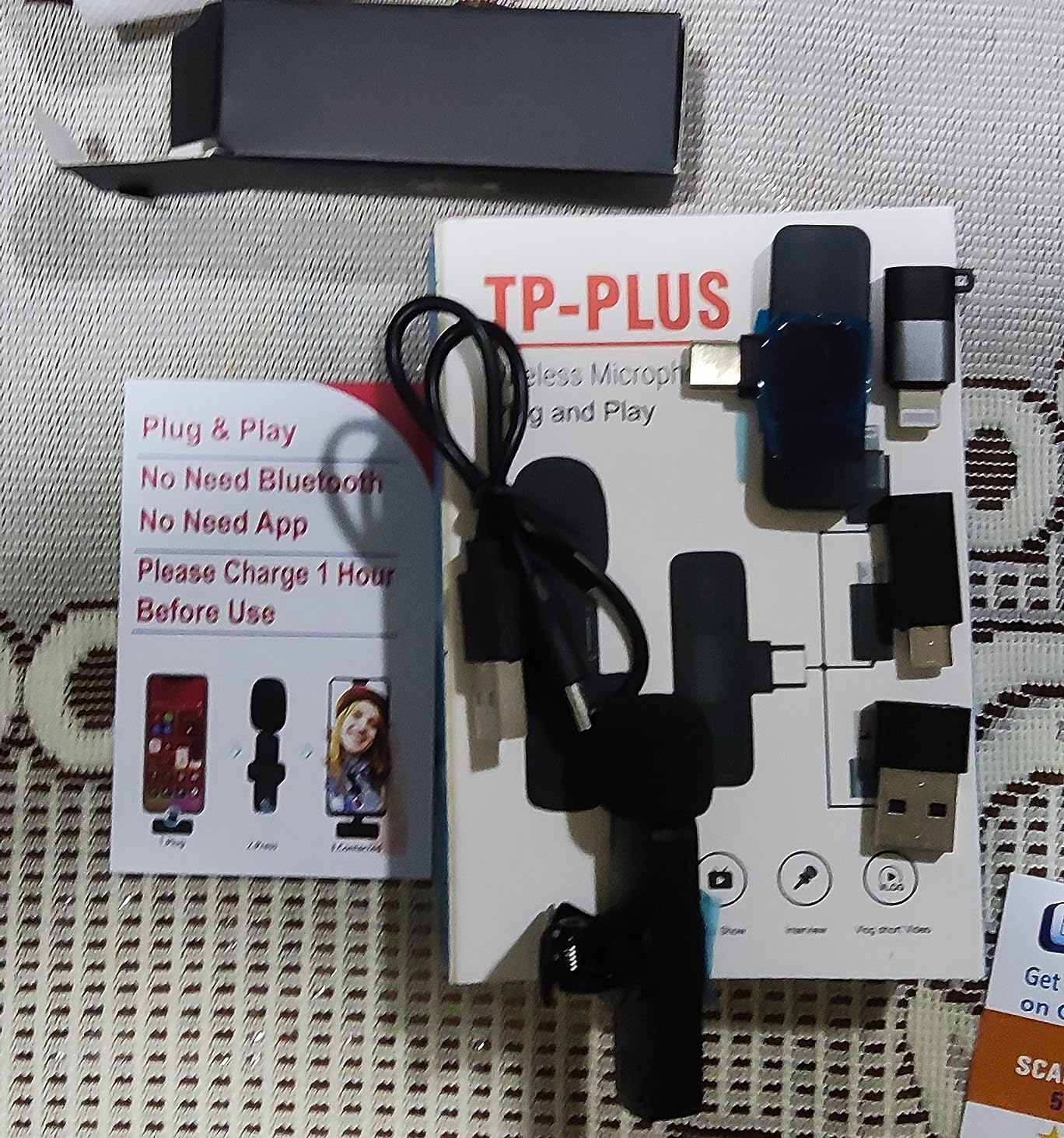 TP-PLUS 2.4 ghz Omnidirectional Wireless Microphone System with a ...