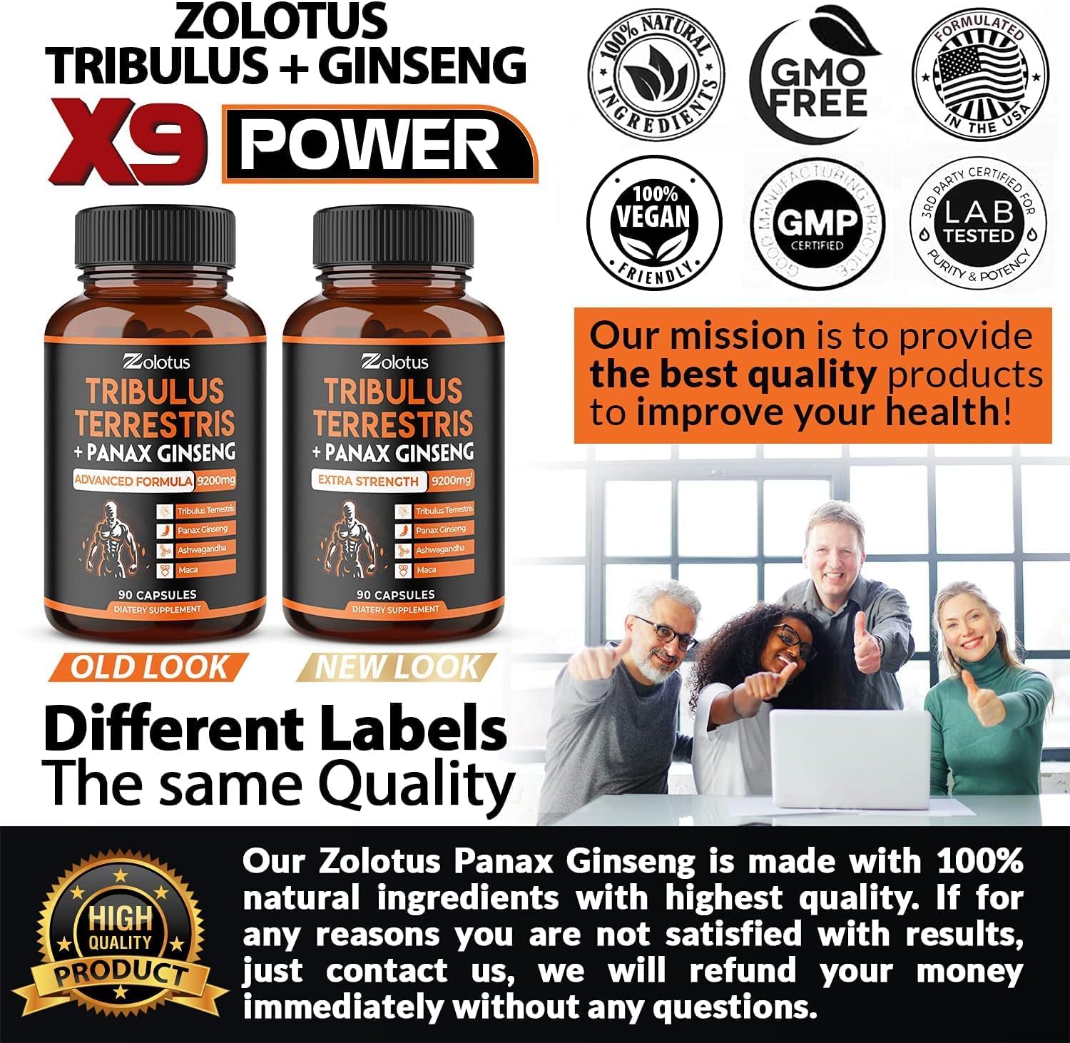 High Potency Tribulus Terrestris & Panax Ginseng Nepal | Ubuy