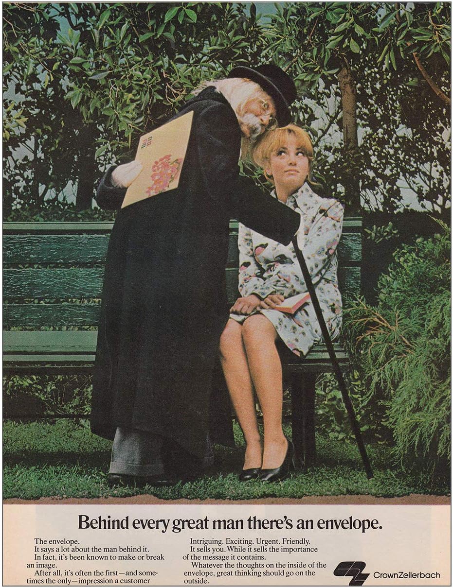 Amazon.com: RelicPaper 1974 Crown Zellerbach: Behind Every Great Man ...