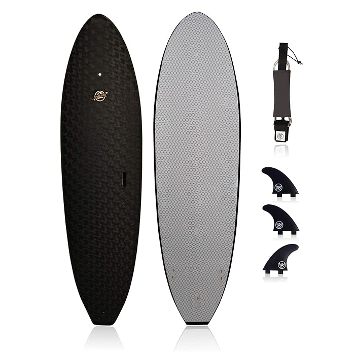 Buy South Bay Board Co. - Premium Beginner Soft Top Surfboards - 7' | 8' | 8'8 Sizes - The Best ...