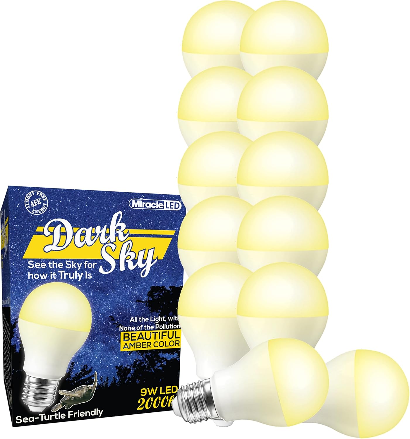 Miracle LED 9W Bulb Dark Sky Light for Light Pollution, Parks ...