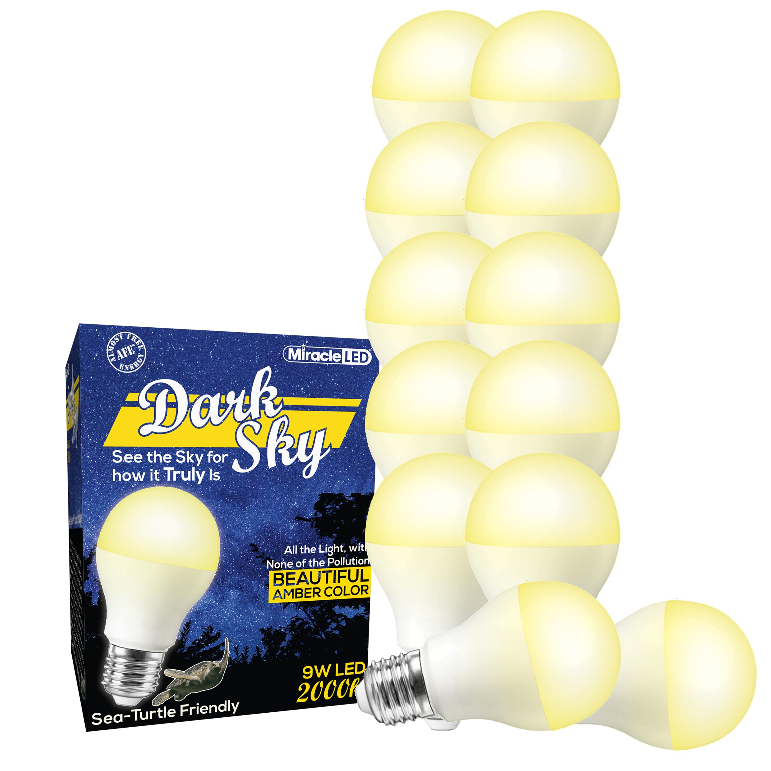 Miracle LED 9W Bulb Dark Sky Light for Light Pollution, Parks ...