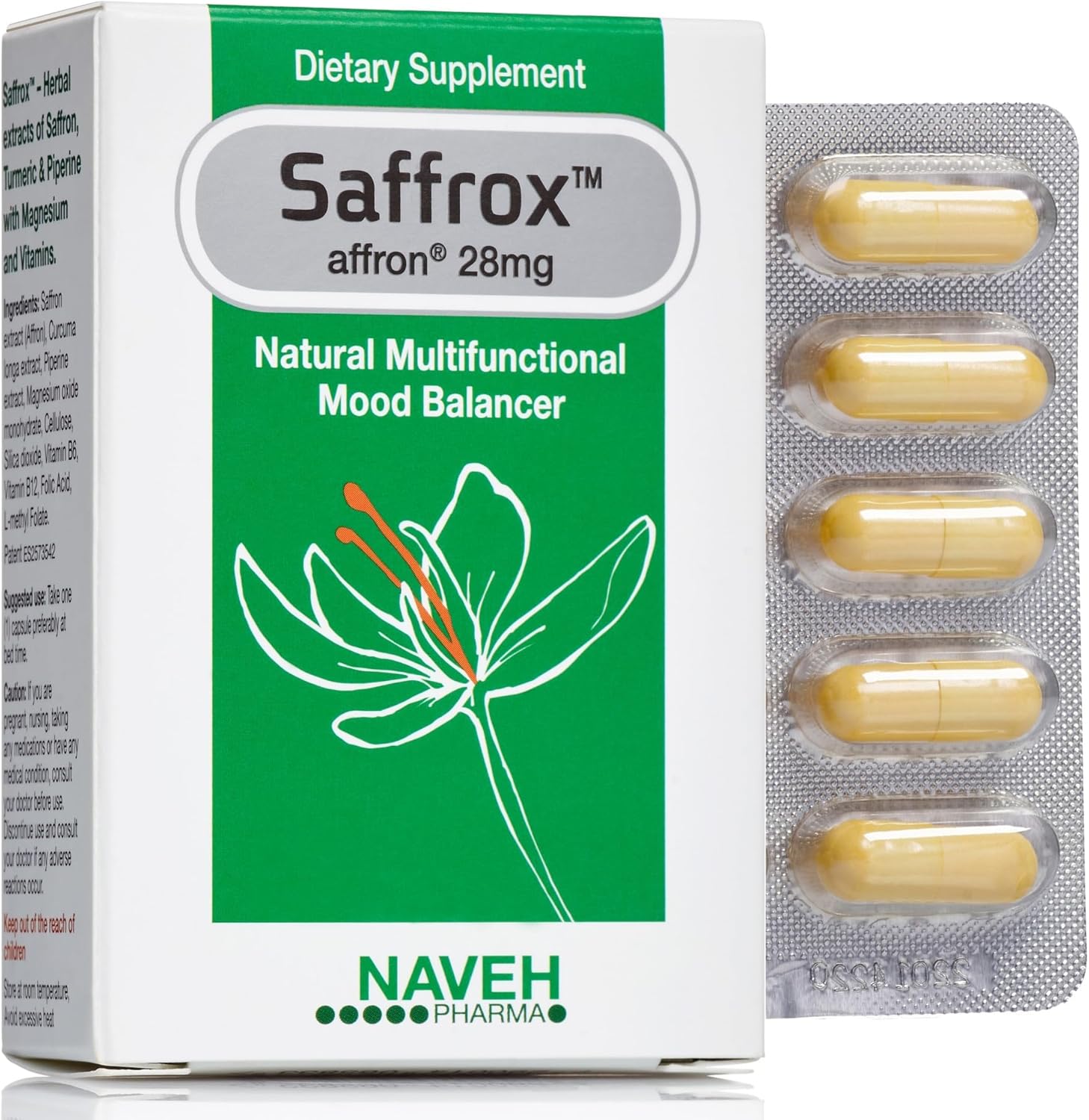 NAVEH PHARMA Saffron Extract Capsules - Natural Mood Philippines | Ubuy