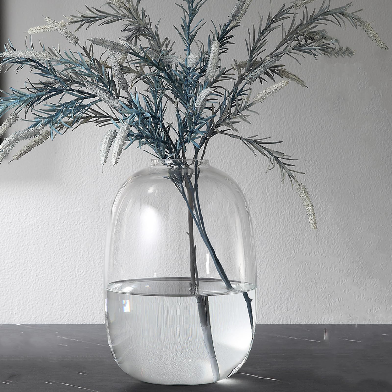 Amazon.com: Creative Co-Op Blown Glass Vase, Clear : Home & Kitchen