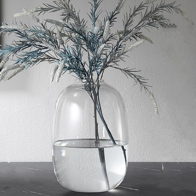 Amazon.com: Virlwere Extra Large Clear Glass Vase Tall Floor Vase ...