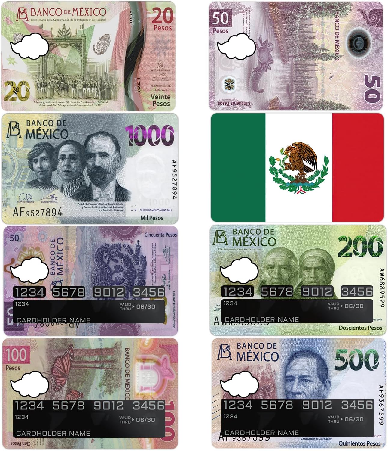 Amazon.com: Amlo Credit Card Sticker - Stylish Debit & Credit Card ...