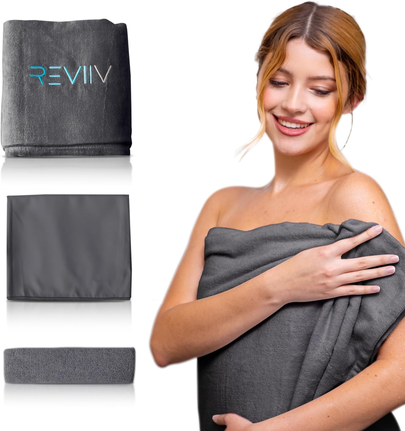 Premium Sauna Blanket Insert Towel - Bamboo & Cotton Moisture-Wicking ...