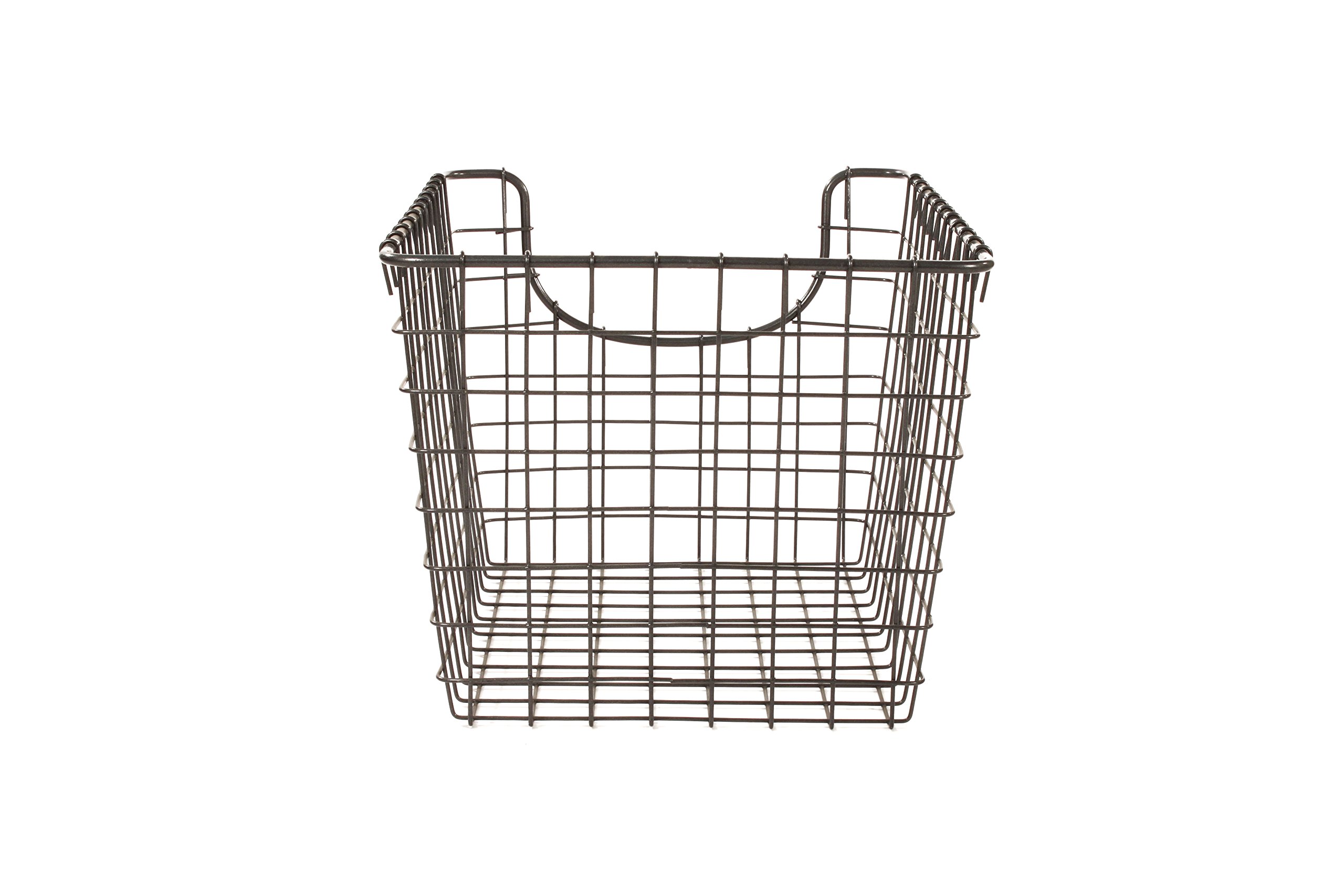 Buy Spectrum Diversified Scoop Wire Basket, Vintage-Inspired Steel ...