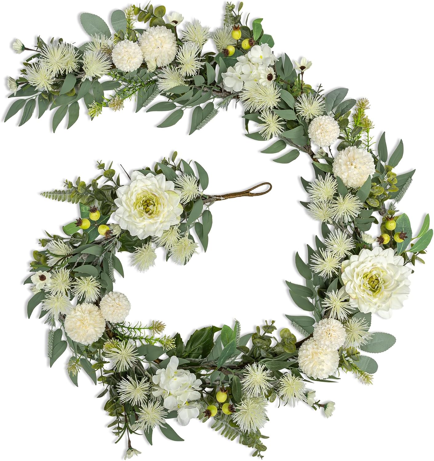Amazon.com: CHEAWRTZ Dahlia Hydrangea Garland, 6FT Hydrangea Artificial ...