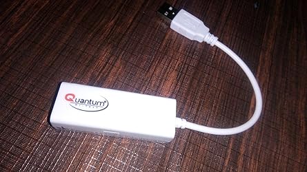 Quantum QHM8106 USB to RJ45 Ethernet LAN Adapter (White) : QHMPL 8106 ...