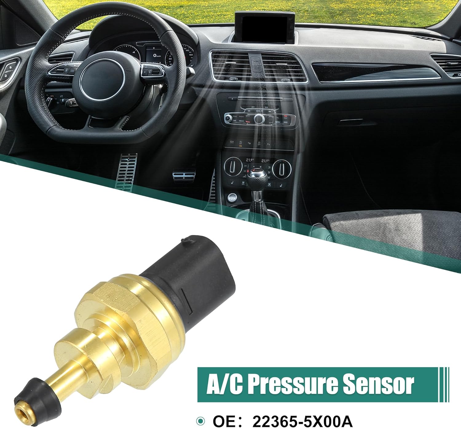 uxcell Sensor de presión de AC No.223655X00A para Nissan Np300 Pickup 2 ...